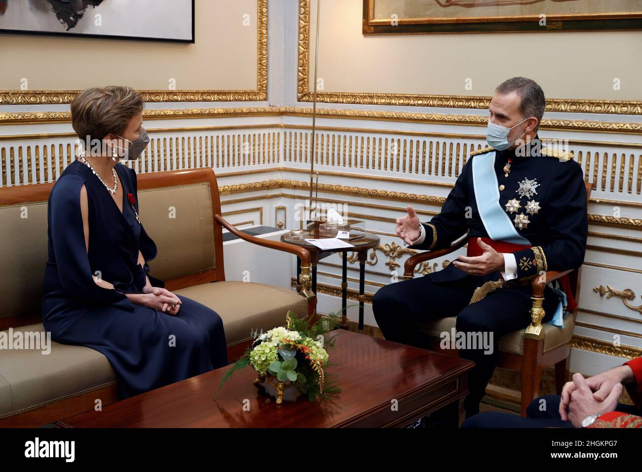 13-01-2022 King Felipe receives credentials from the new ambassador of ...