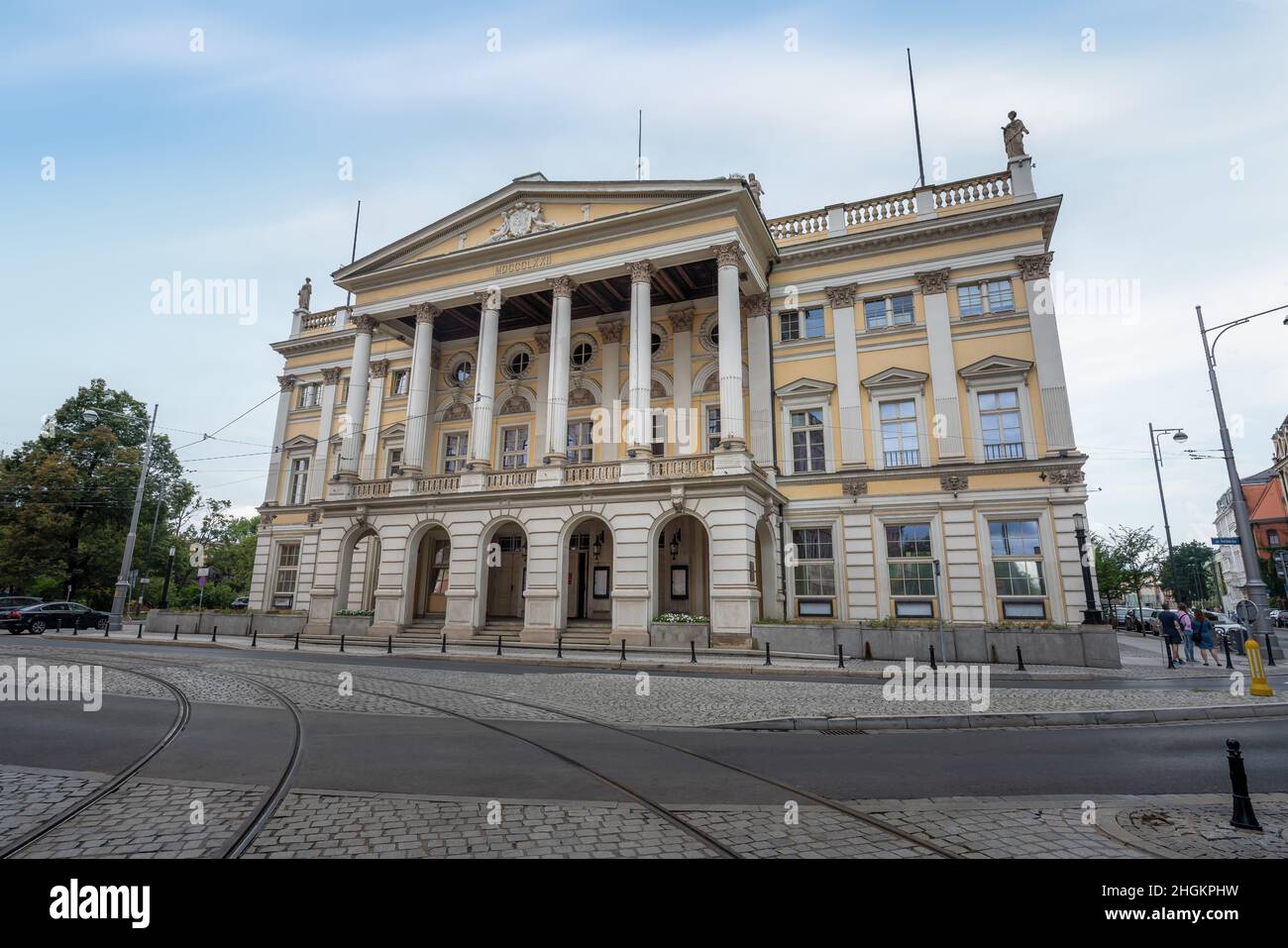 Wroclaw Opera House (Opera Wroclawska) - Wroclaw, Poland Stock Photo ...