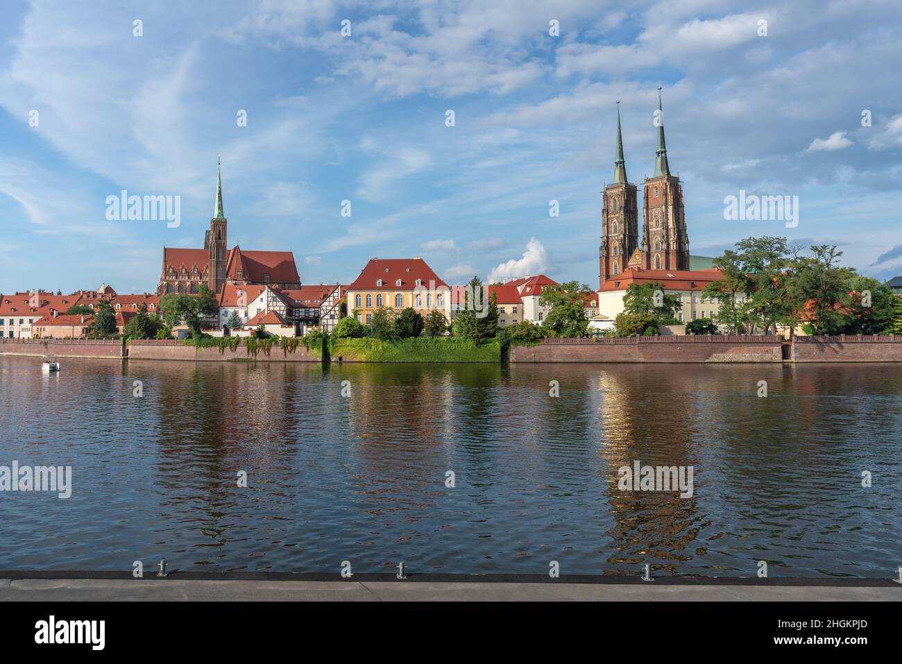 Cathedral Island (Ostrow Tumski) Skyline with Cathedral of St. John the ...