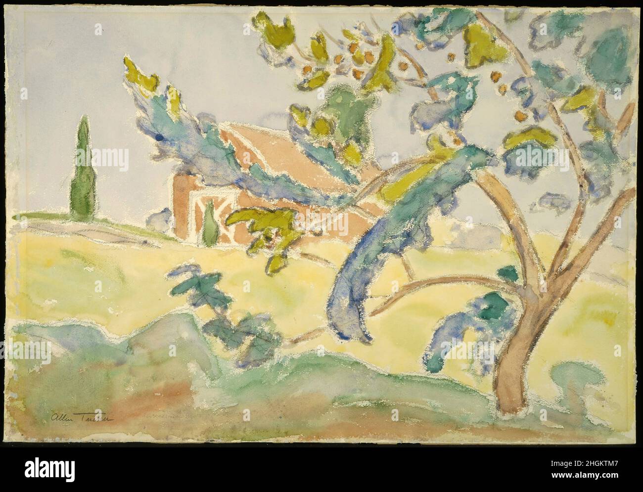 Allen Tucker - Tree and Barn Stock Photo - Alamy