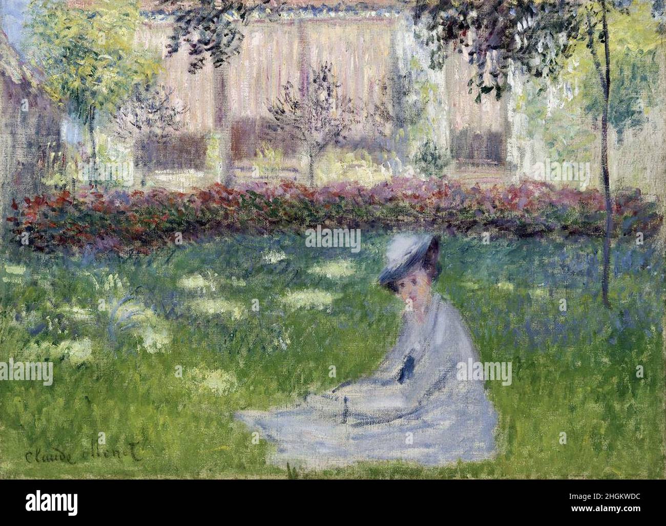 Claude monet garden 1876 hi-res stock photography and images - Alamy