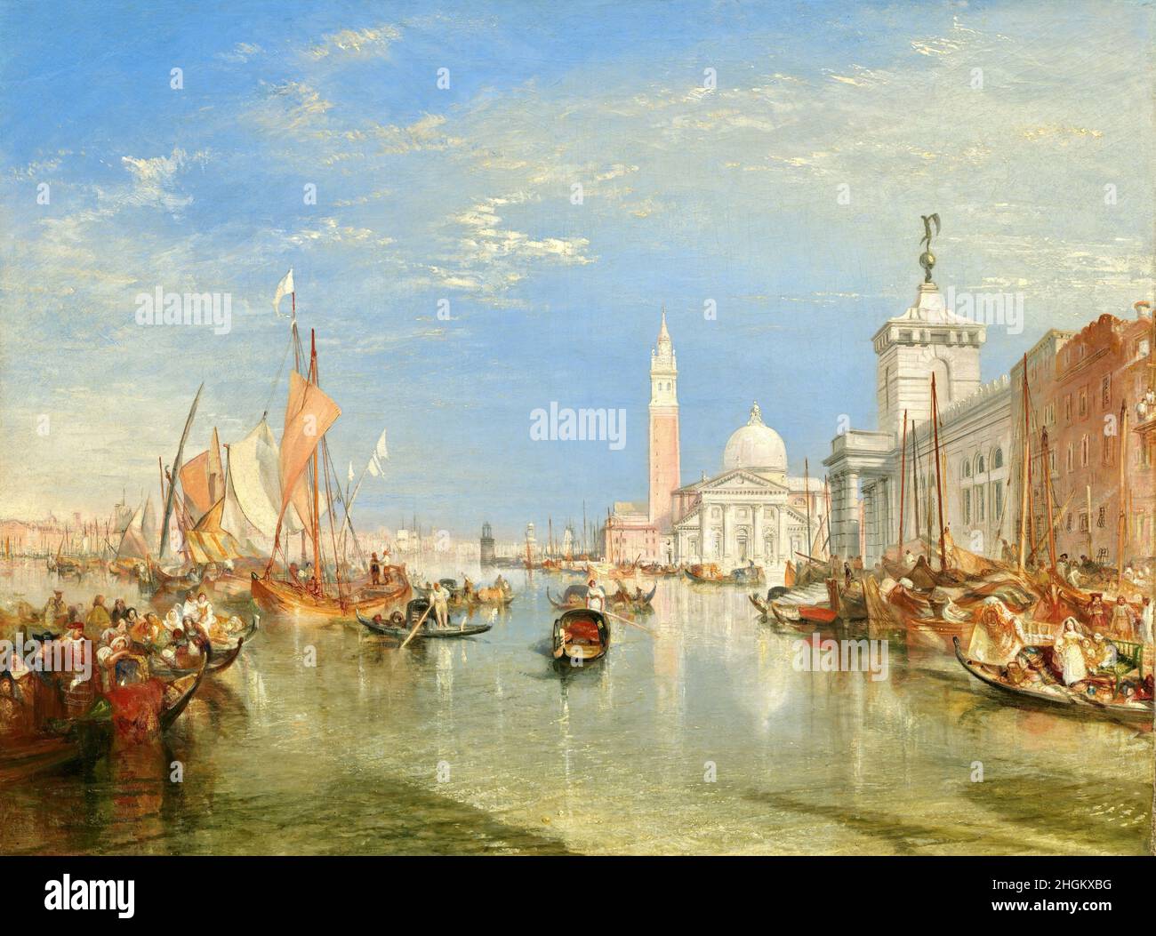 Venice; The Dogana and San Giorgio Maggiore - 1834 - oil on canvas 91,5 ...