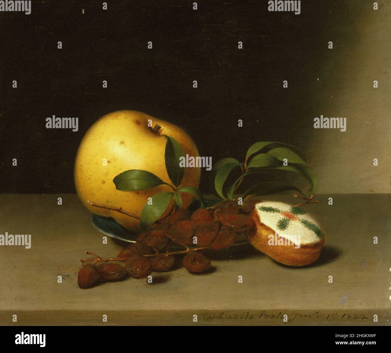 Raphaelle Peale - Still Life with Cake Stock Photo - Alamy