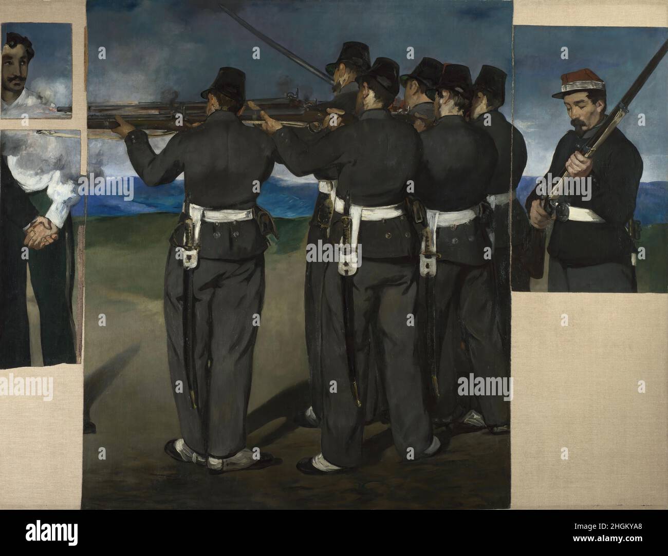 The Execution of Maximilian - 1867 68 - Oil on canvas 193 x 284 cm ...