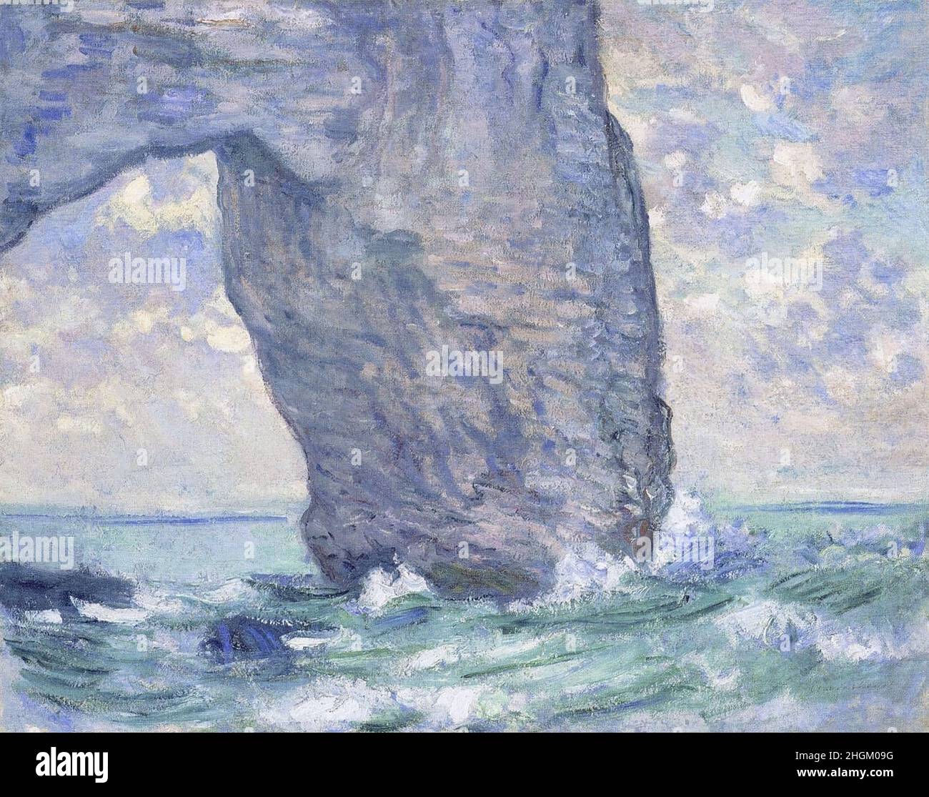 Monet Claude - Private Collection - The Manneport, Seen from Below ...