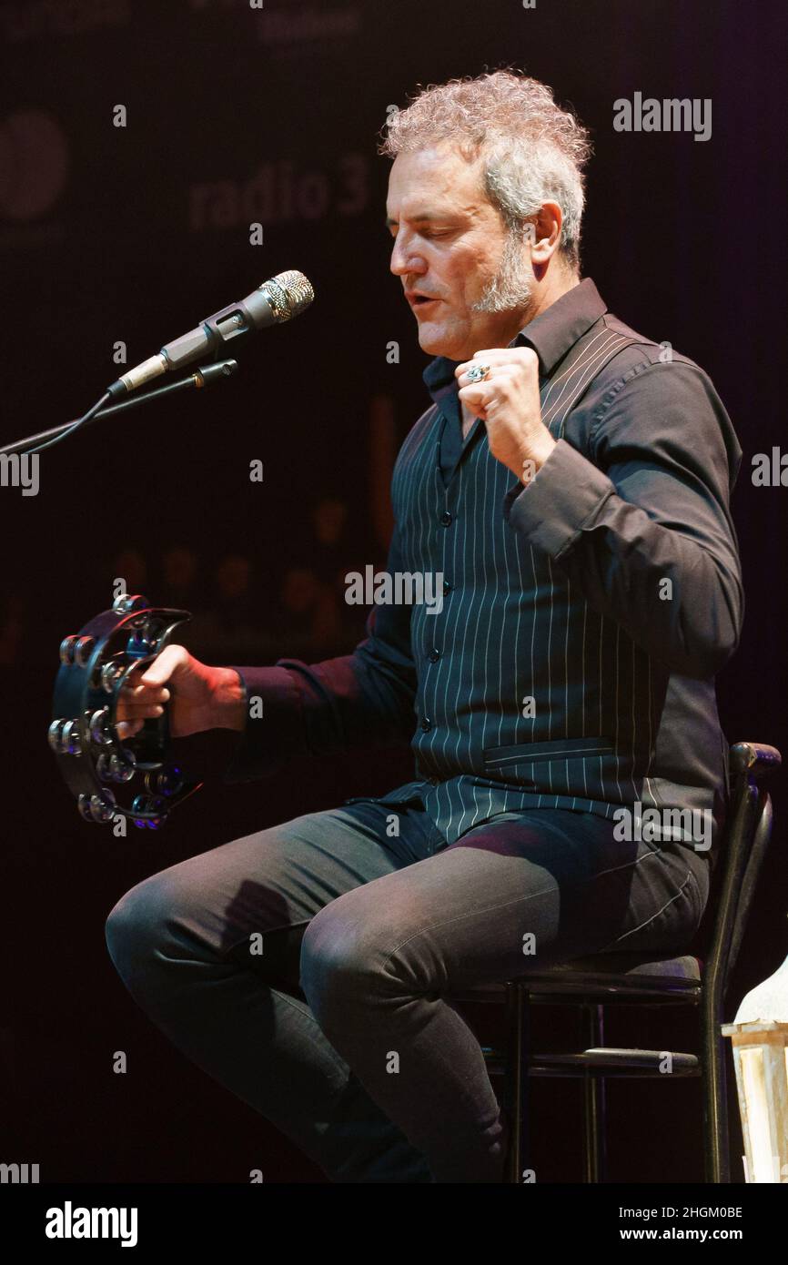 Carlos Tarque, a member of M-Clan offers an acoustic concert at the ...