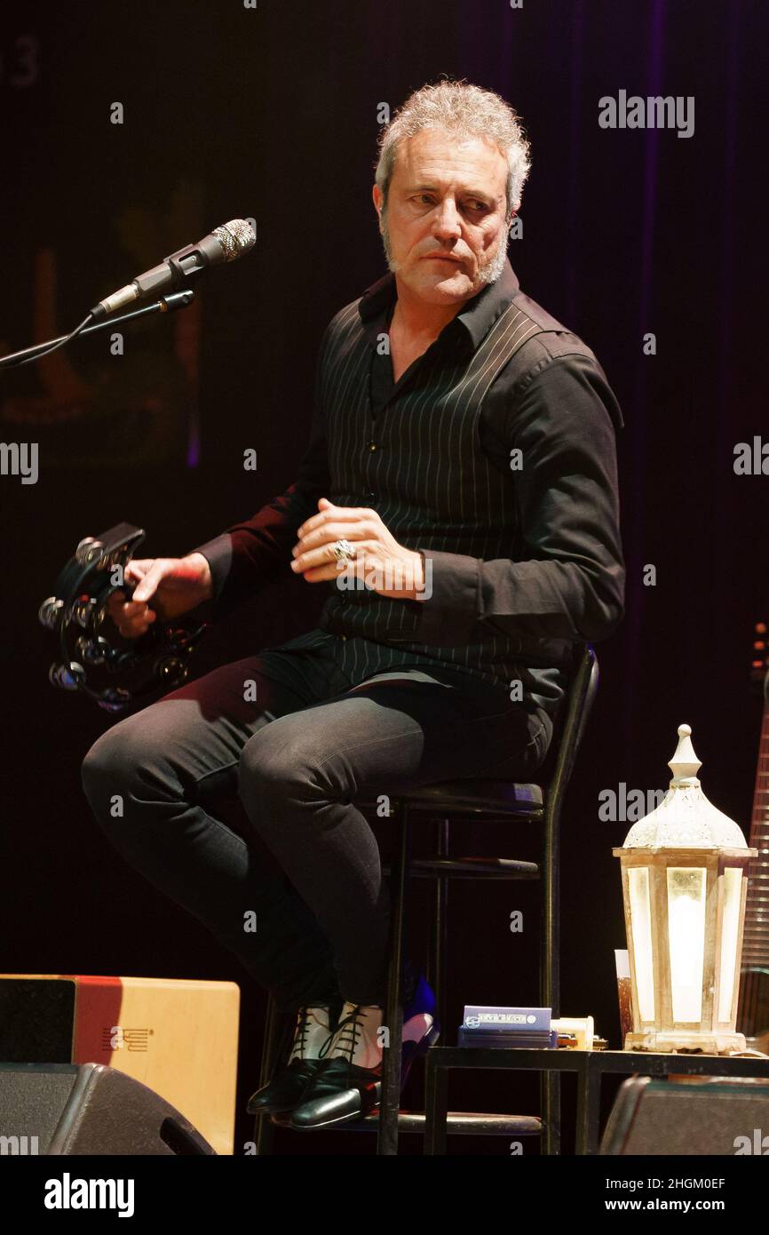 Carlos Tarque, a member of M-Clan offers an acoustic concert at the ...