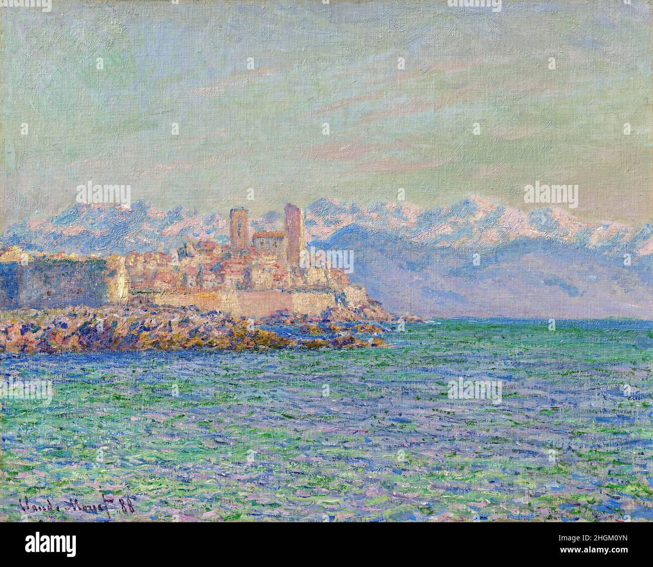 The Fort of Antibes - 1888 - Oil on canvas 65 x 81 cm - Monet Claude ...
