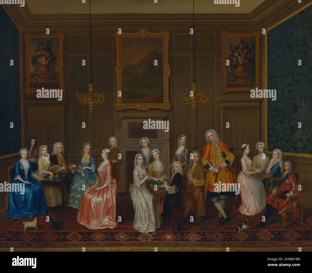 Charles Philips - Tea Party at Lord Harrington's House, St. James's ...