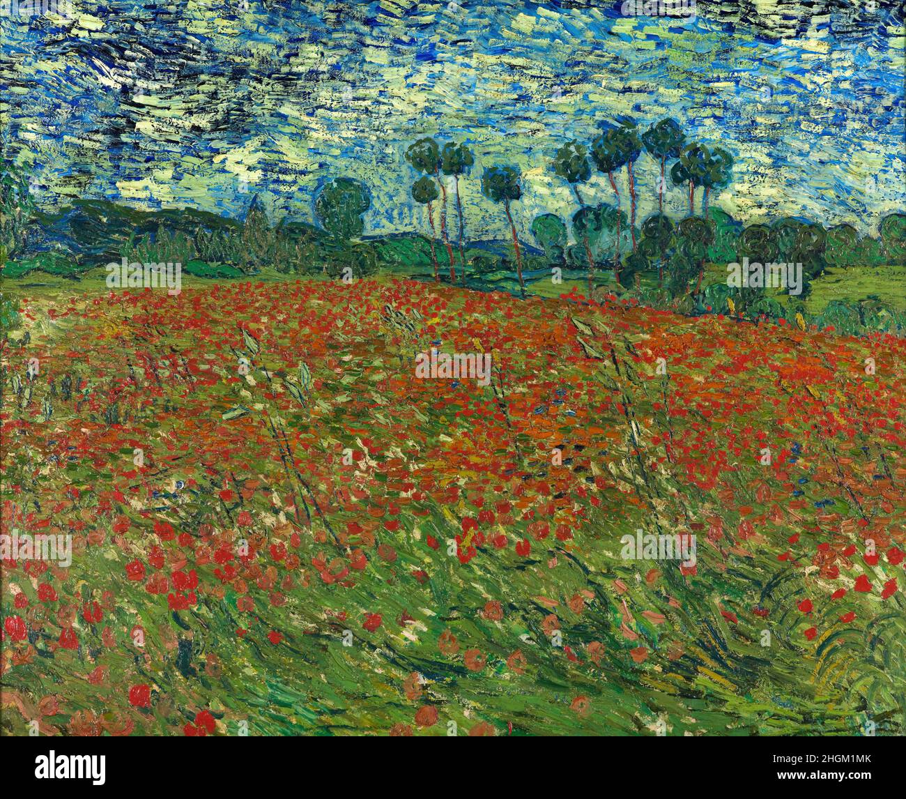 Poppy field - 1890 - Oil on canvas 102 x 82,7 cm - vg13Van Gogh Vincent ...