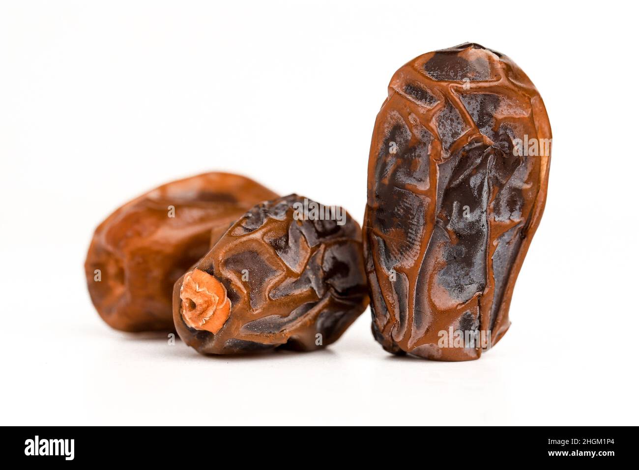 dried date isolated on white background one piece for cut out Stock ...