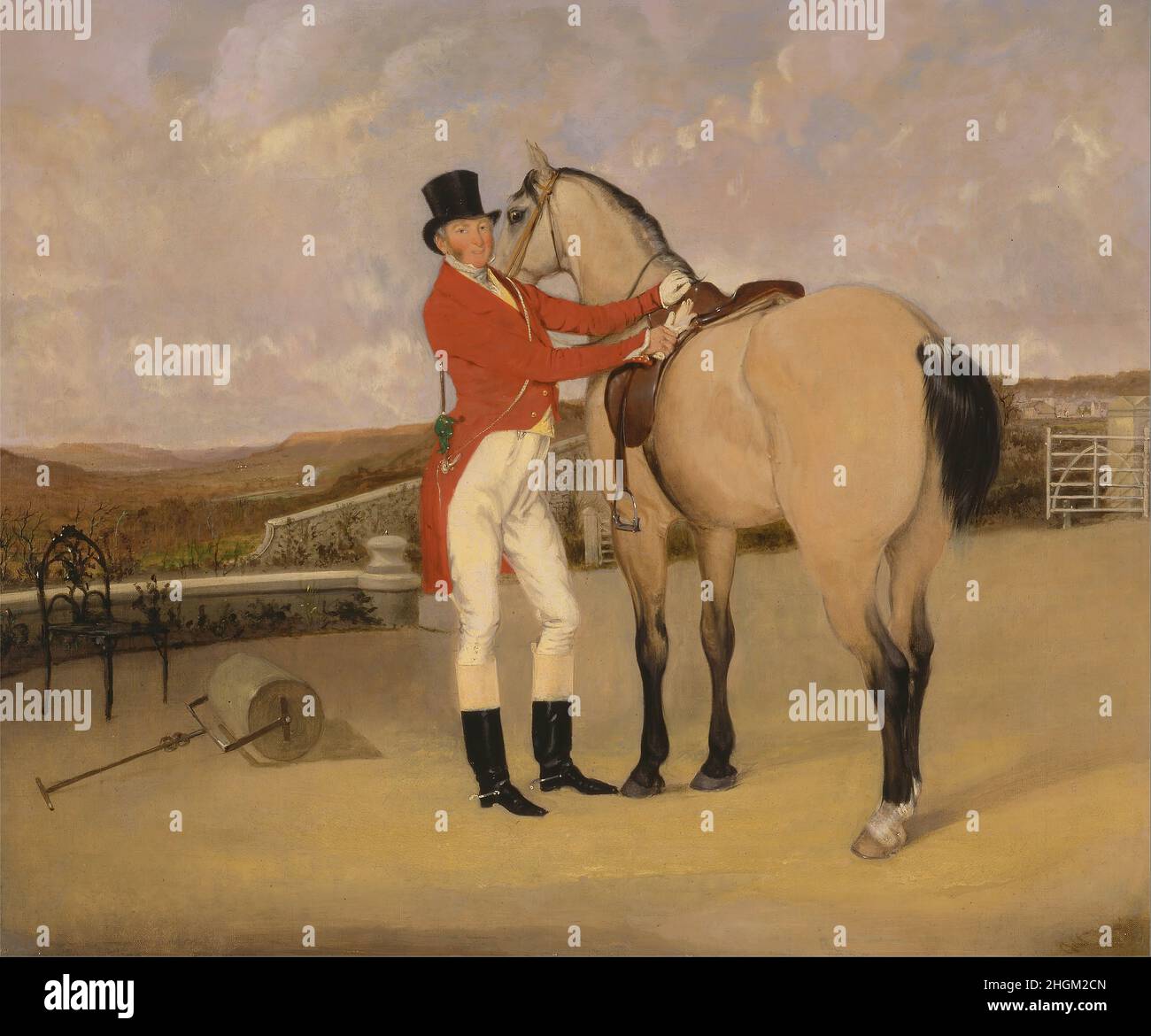 Anson Ambrose Martin - James Taylor Wray of the Bedale Hunt with his ...