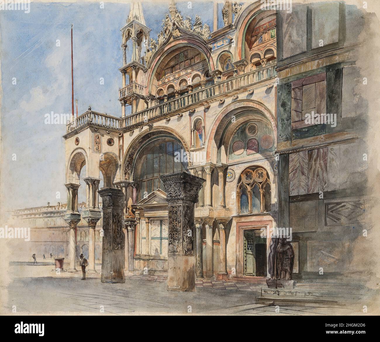 Passini Ludwig Johann - Private Collection - Die Basilica di San Marco ...