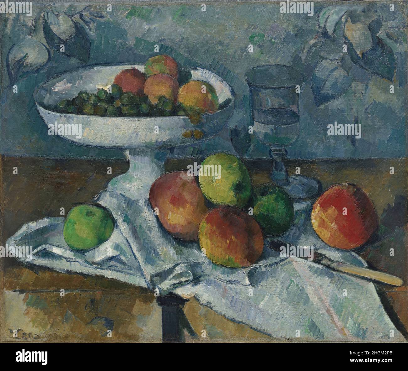Still Life with Fruit Dish - 1879 80 - Oil on canvas 46,4 x 54,6 cm ...