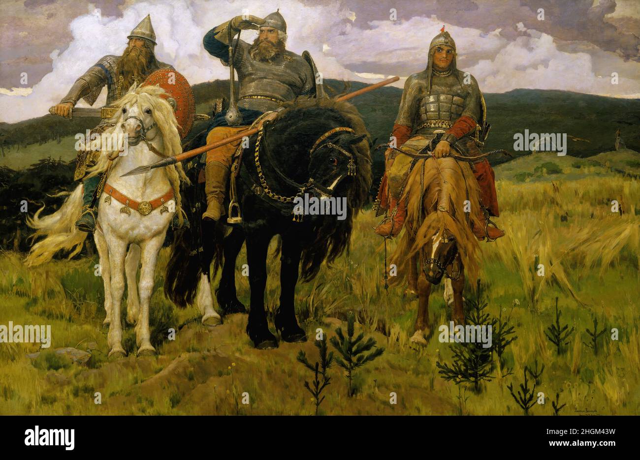 Viktor Vasnetsov - Богатыри Stock Photo - Alamy