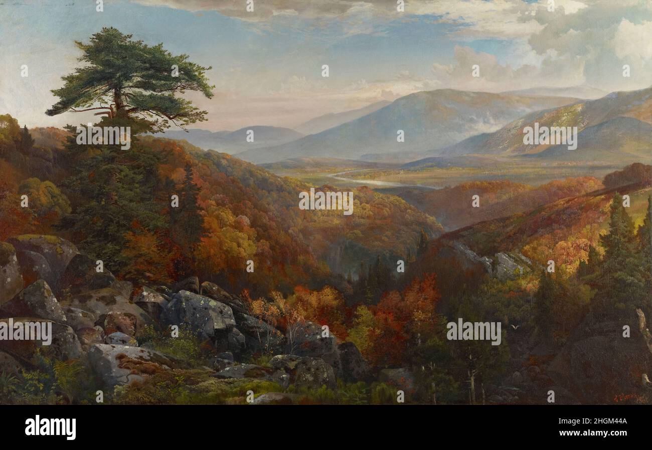 Valley of the Catawissa in Autumn Stock Photo - Alamy