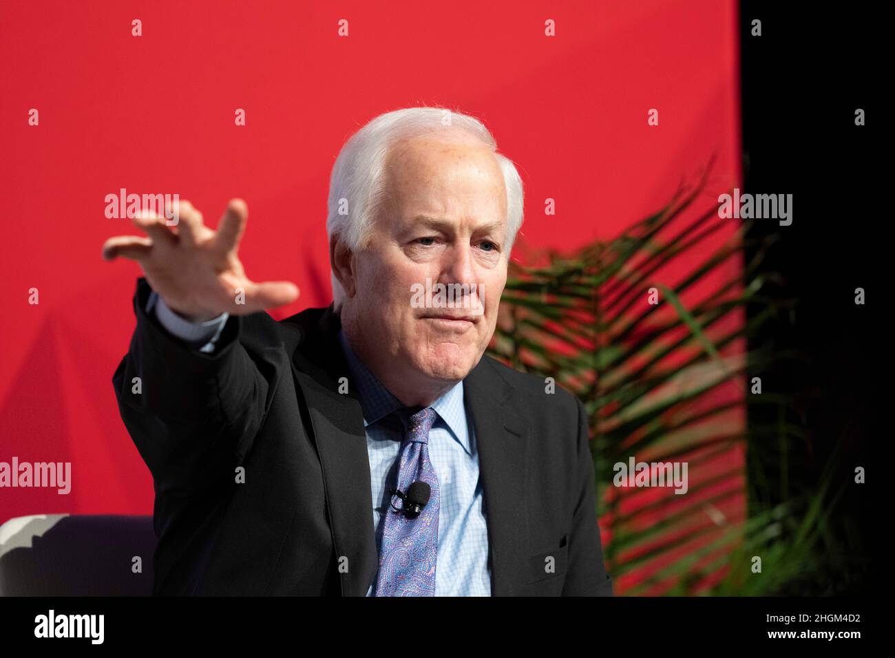 Austin, USA. 21st Jan, 2022. U.S. Senator John Cornyn, Republican of ...