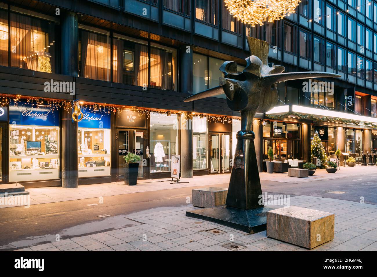 Helsinki, Finland. Monument To Finnish Confectioner Karl Fazer, The ...