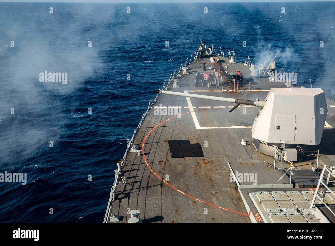 SOUTH CHINA SEA (Jan. 17, 2022) Arleigh Burke-class guided-missile ...