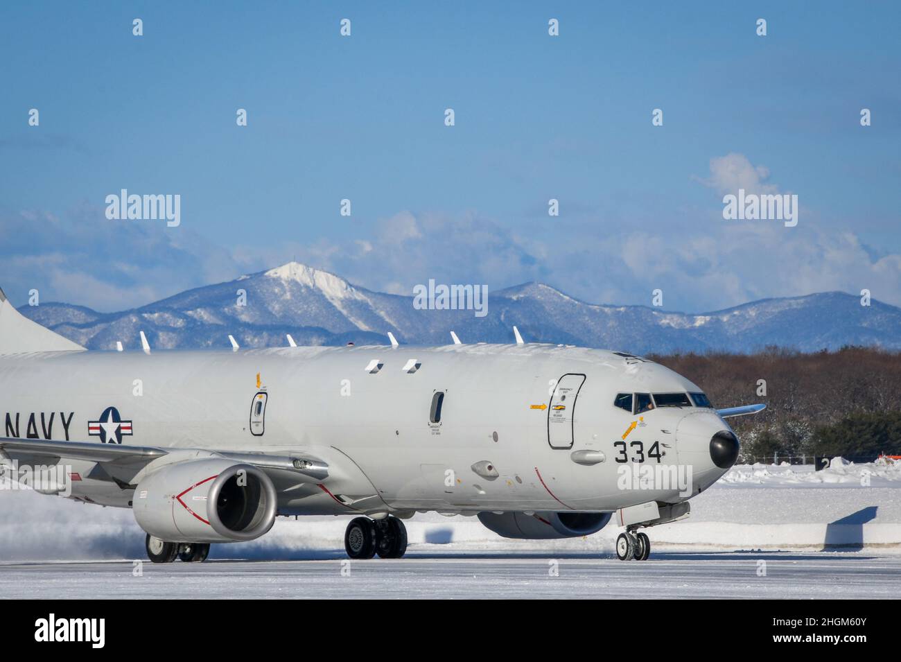 MISAWA, Japan (Jan. 21, 2022) – A P-8A Poseidon, assigned to the ...