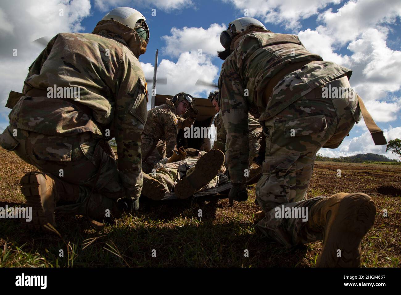 U.S. Army Soliders with 8th Forward Surgical Team conduct medical ...
