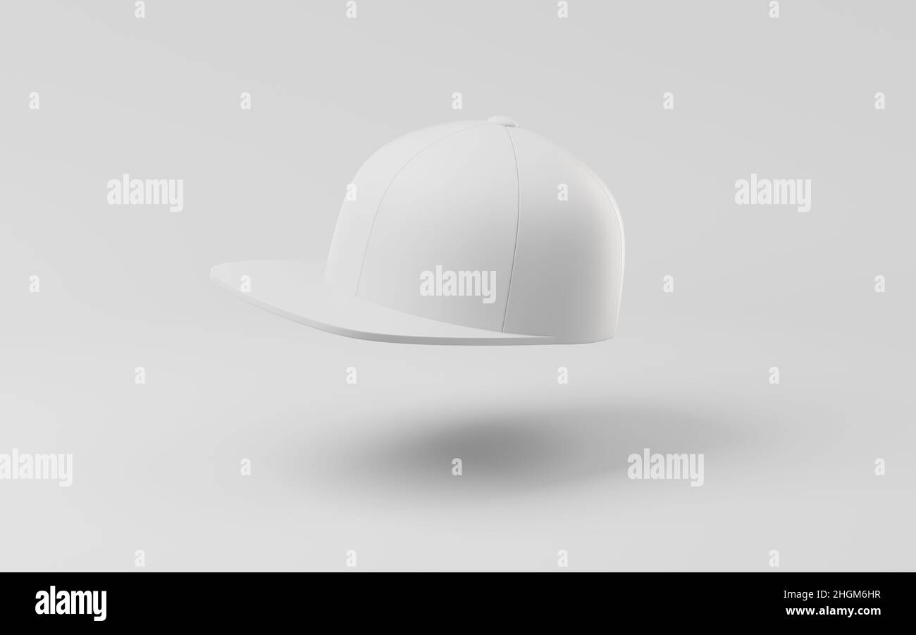 A cartoon cap with white background, 3d rendering. Compute digital ...