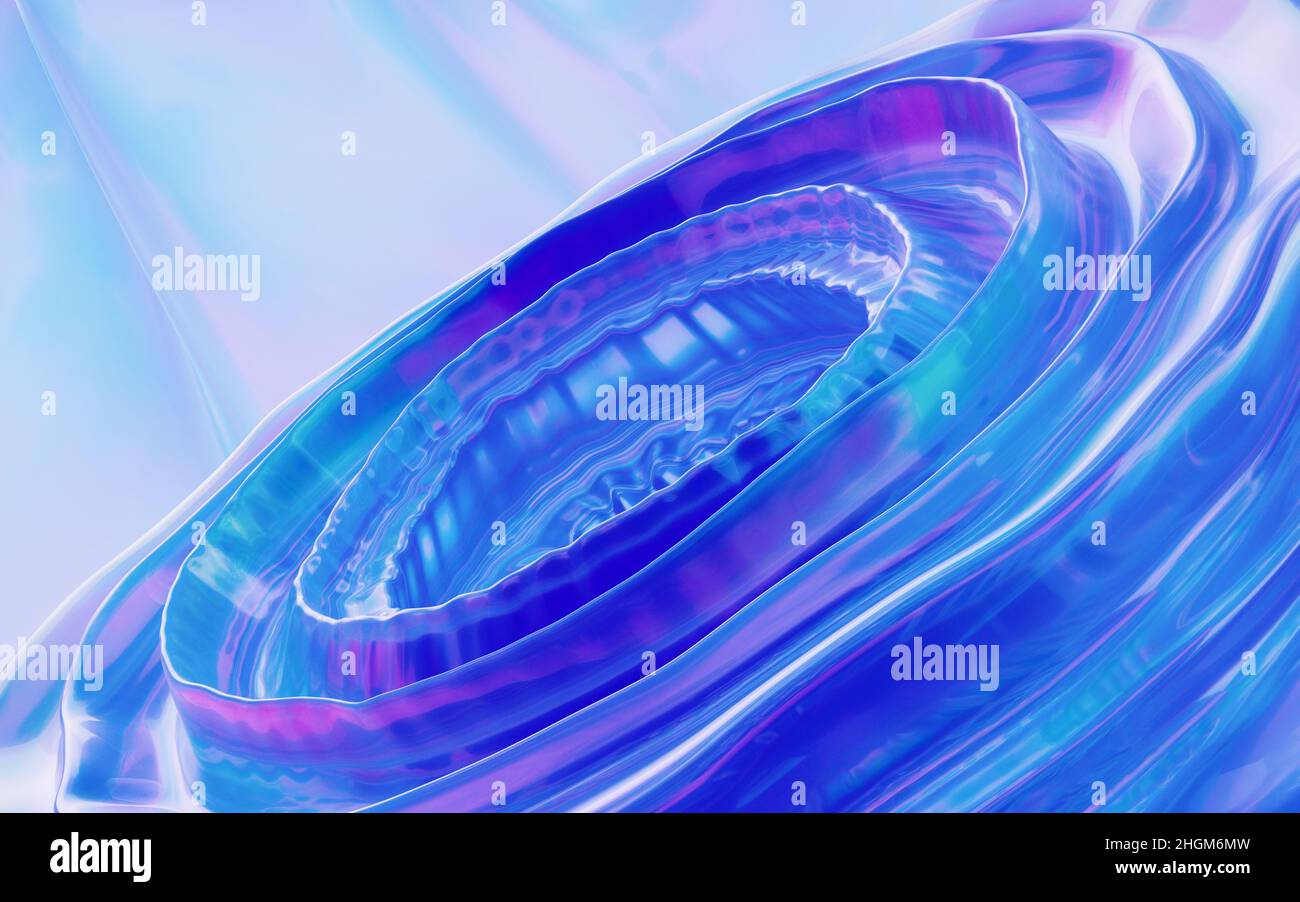 Abstract gradation of glass, 3d rendering. Computer digital drawing ...