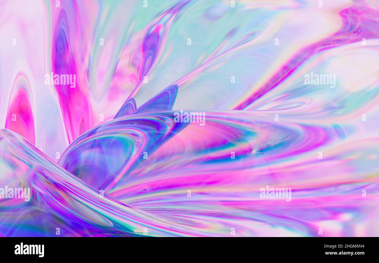 Abstract gradation of glass, 3d rendering. Computer digital drawing ...