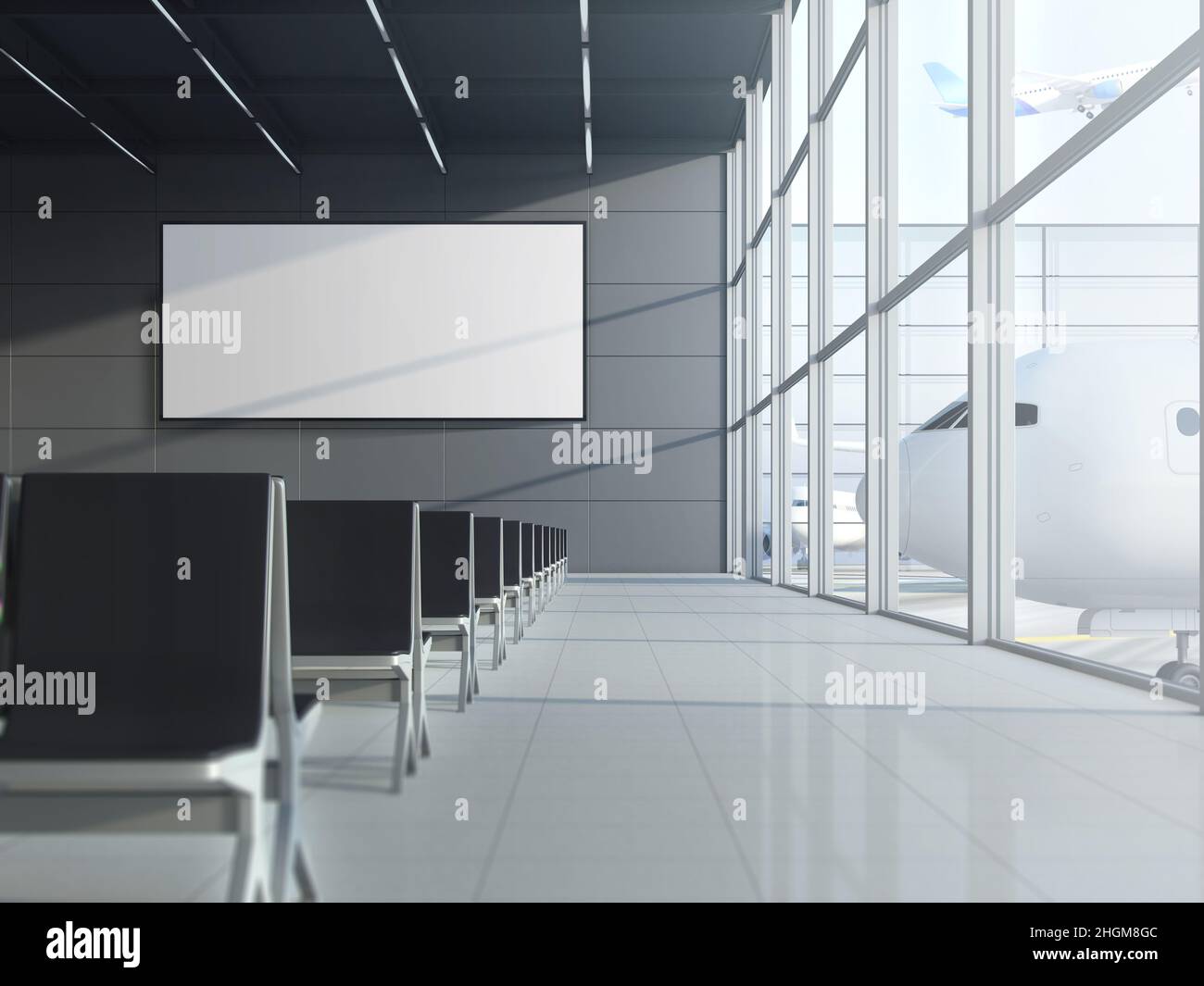 Aviation advertising template, illustration Stock Photo - Alamy