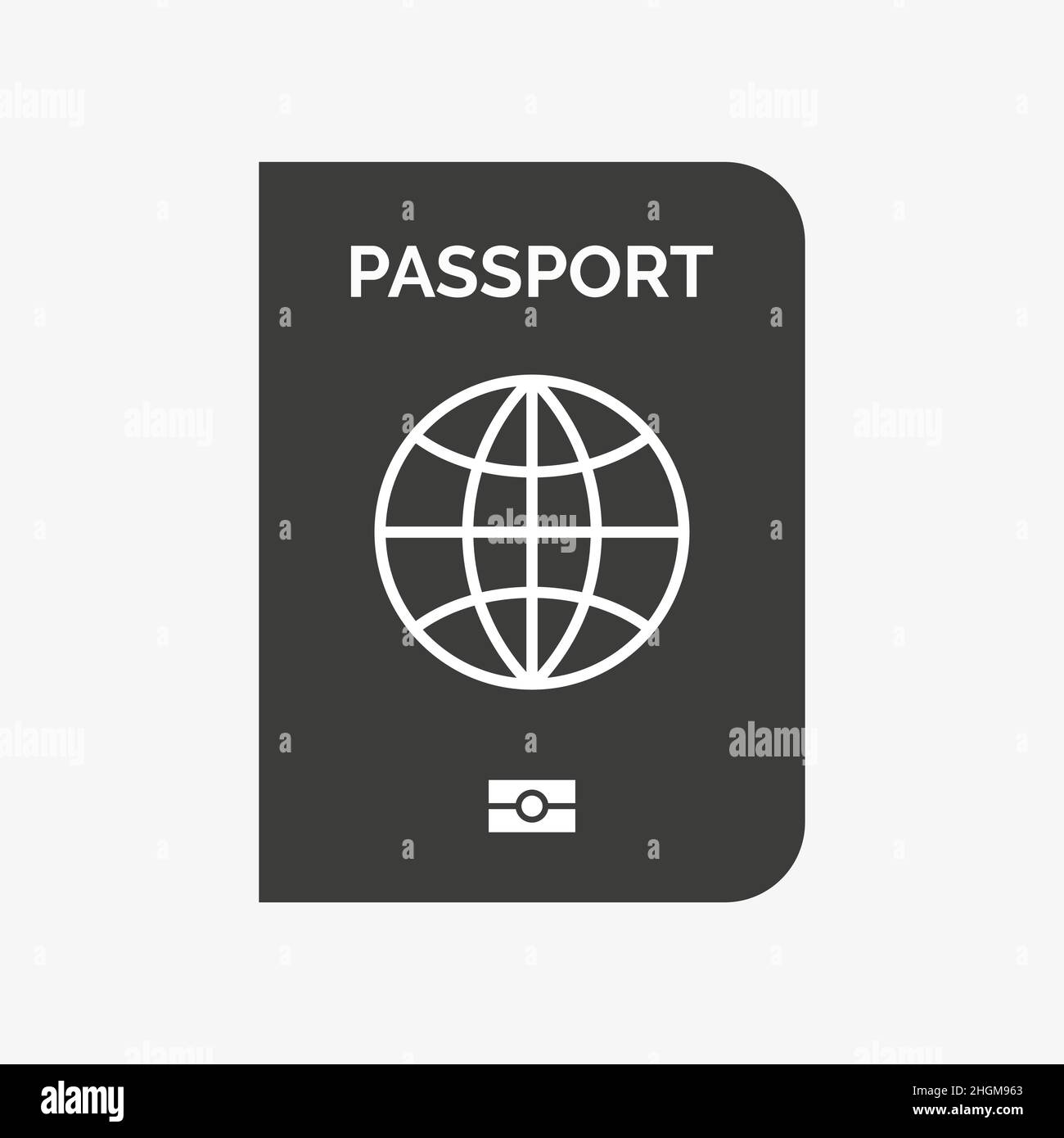 Passport icon on white background. Travel sign Stock Vector Image & Art ...