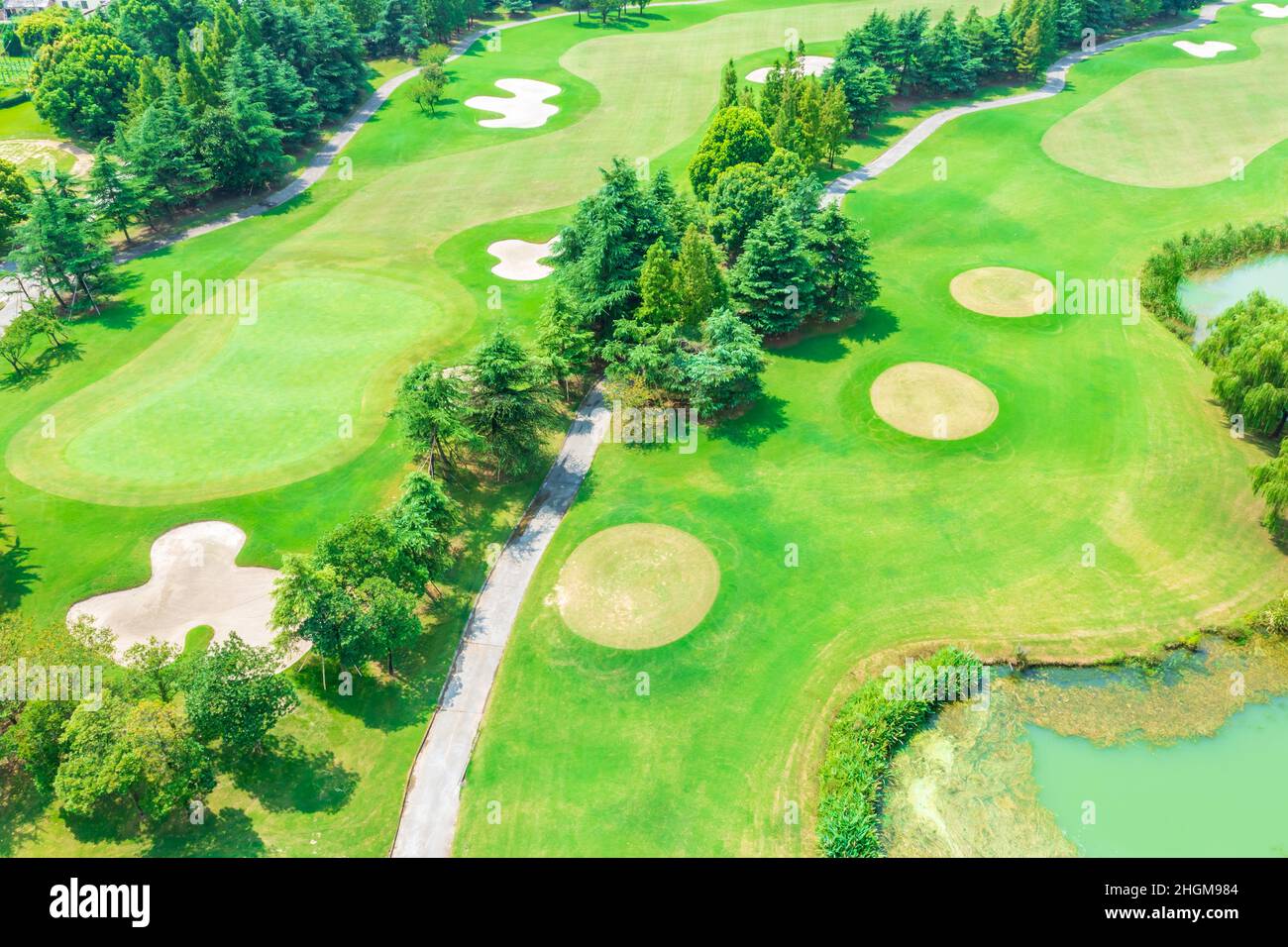 Golf course on water hi-res stock photography and images - Alamy