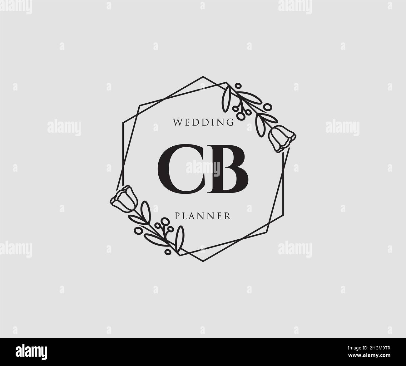 CB feminine logo. Usable for Nature, Salon, Spa, Cosmetic and Beauty ...