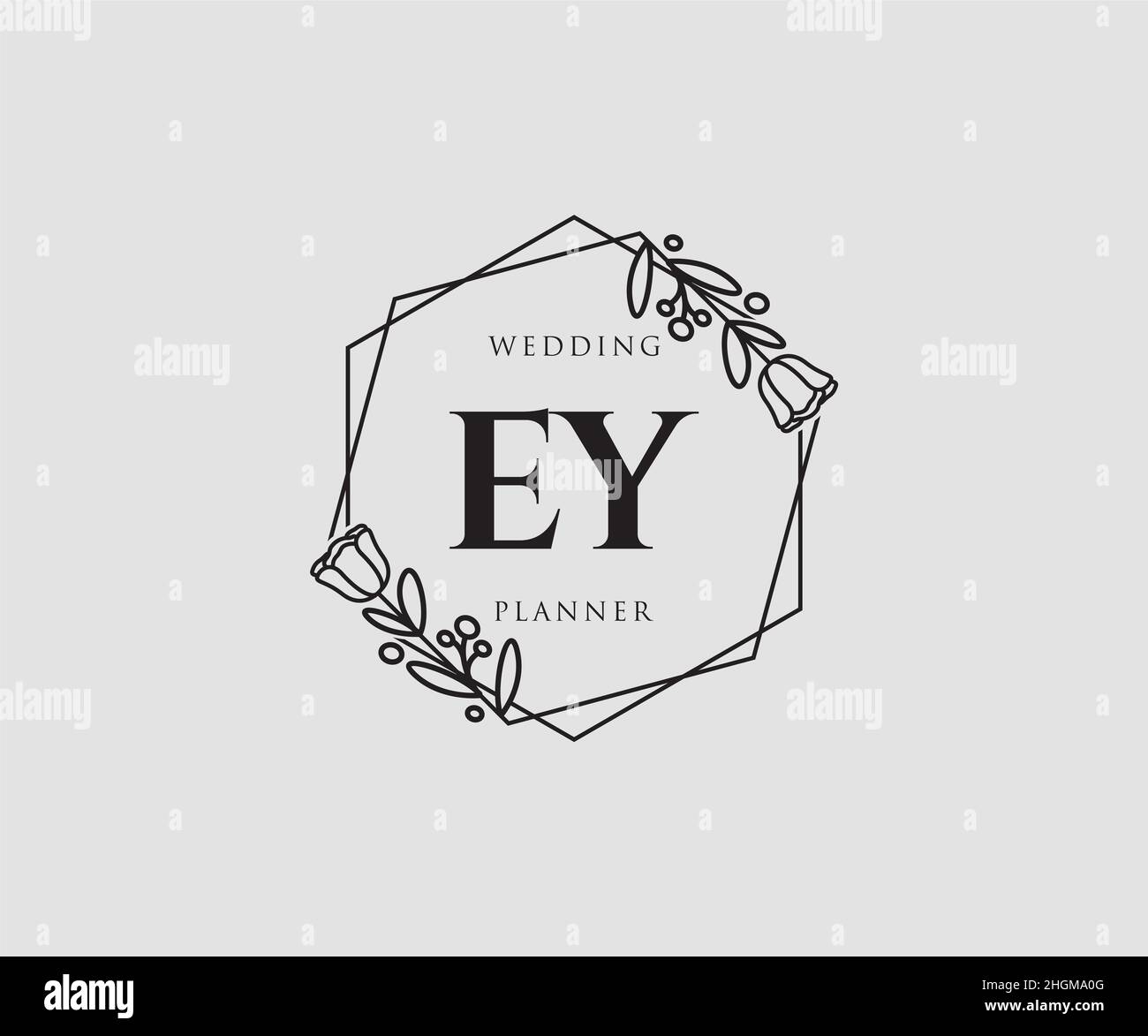 EY feminine logo. Usable for Nature, Salon, Spa, Cosmetic and Beauty ...