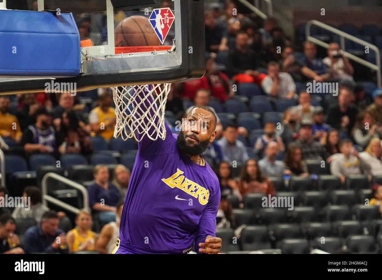 Orlando, Florida, USA, January 21, 2022, Los Angeles Lakers Small ...