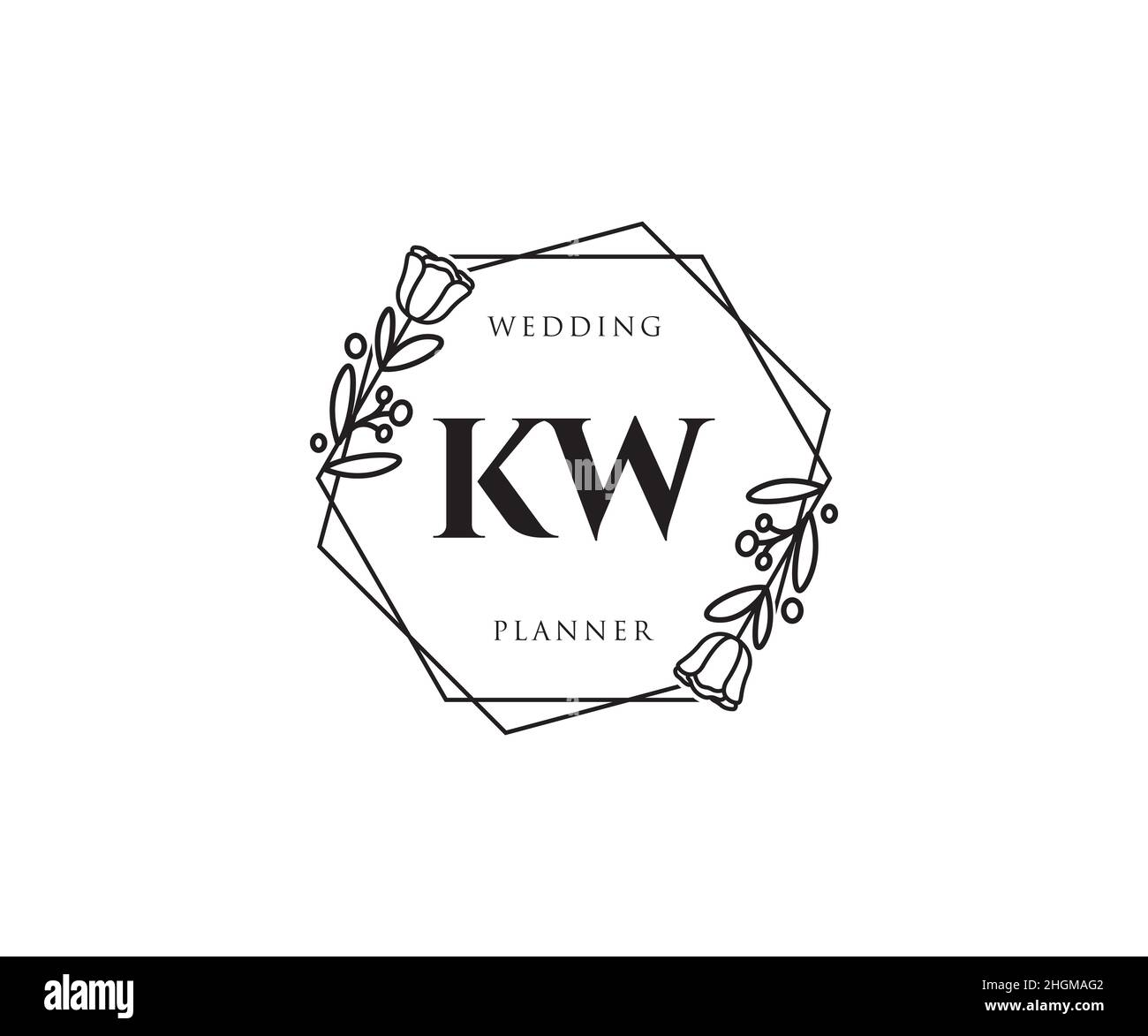 Kw logos Stock Vector Images - Alamy