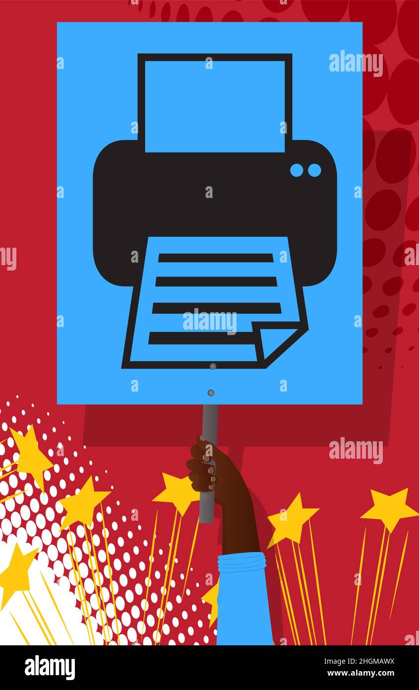 Printer board vector vectors hi-res stock photography and images - Alamy