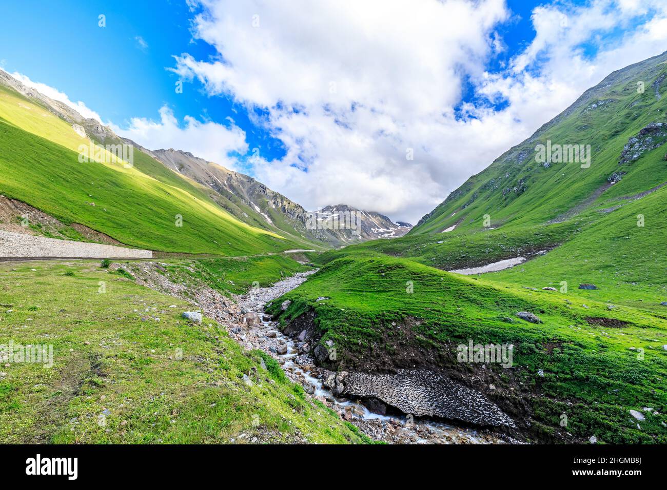 Beautiful valley natural scenery in Xinjiang,China Stock Photo - Alamy