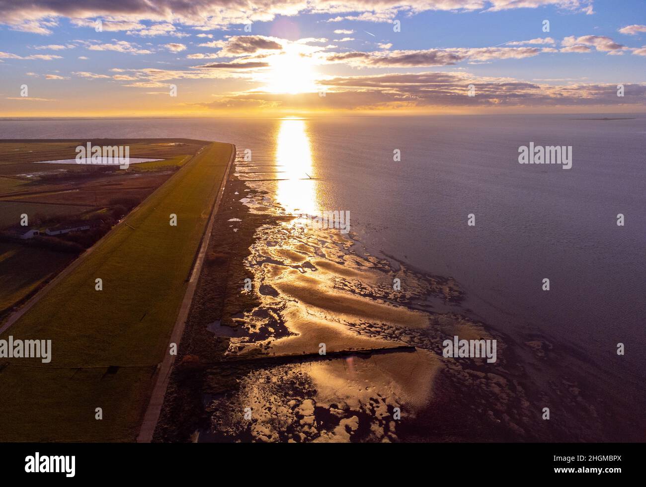North Frisia in Germany at the Wadden Sea Stock Photo - Alamy