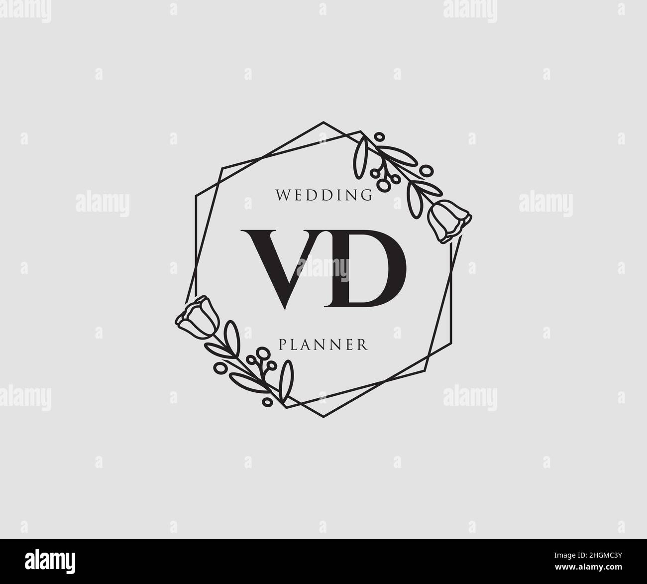 VD feminine logo. Usable for Nature, Salon, Spa, Cosmetic and Beauty ...