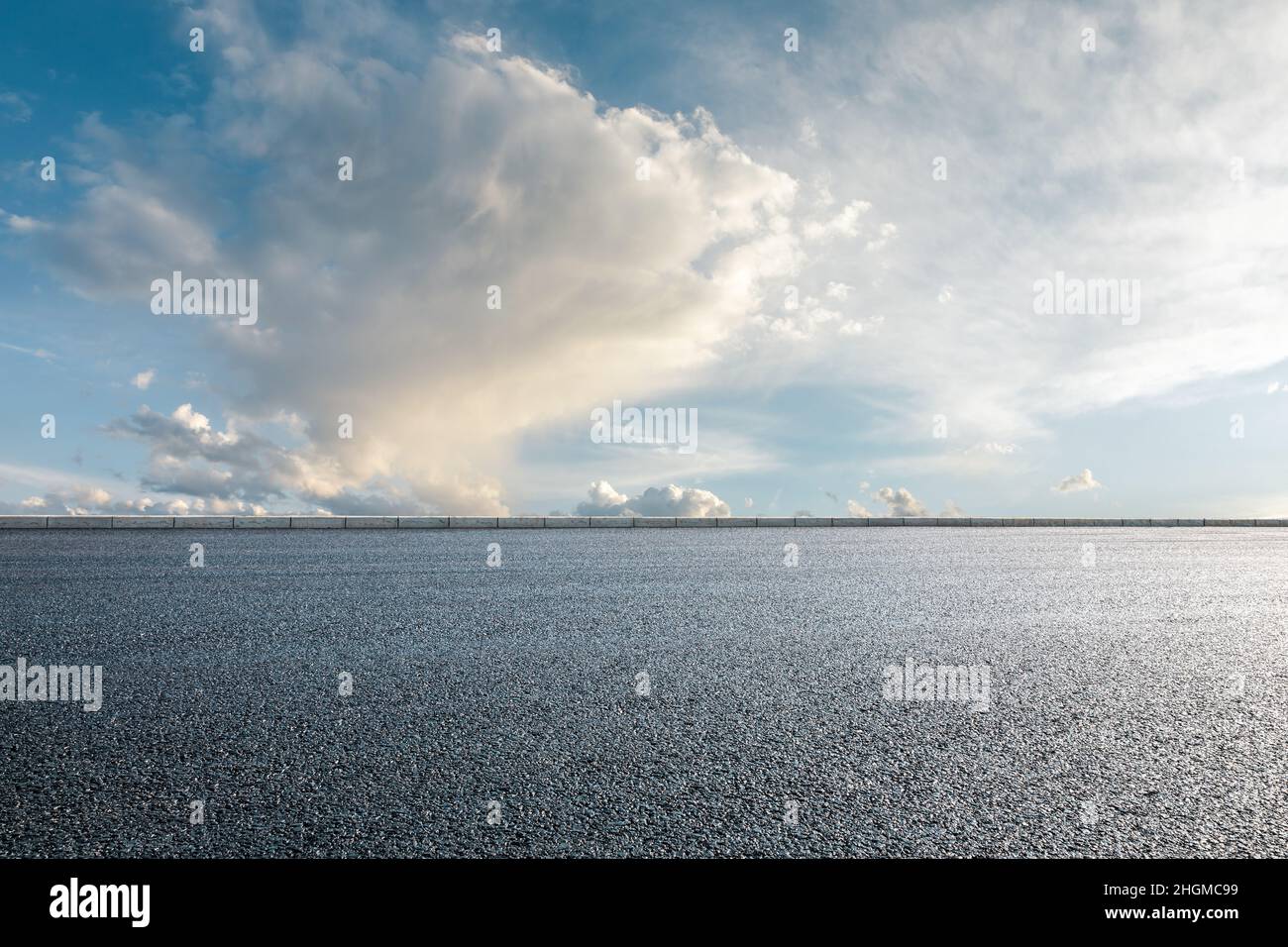 Asphalt road under blue sky, road sky background Stock Photo - Alamy