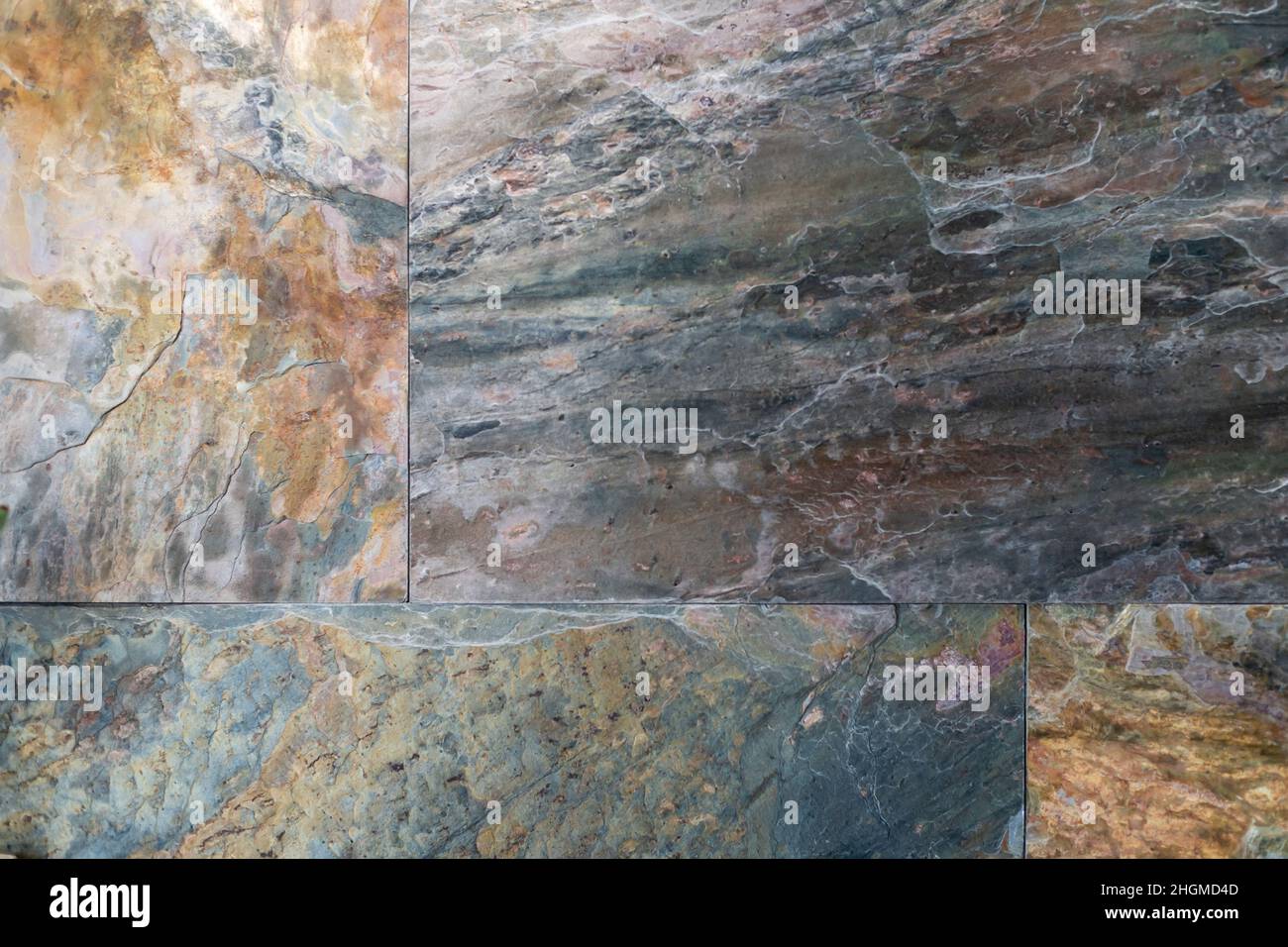 Slate tile ceramic, seamless texture square dark gray map Stock Photo ...