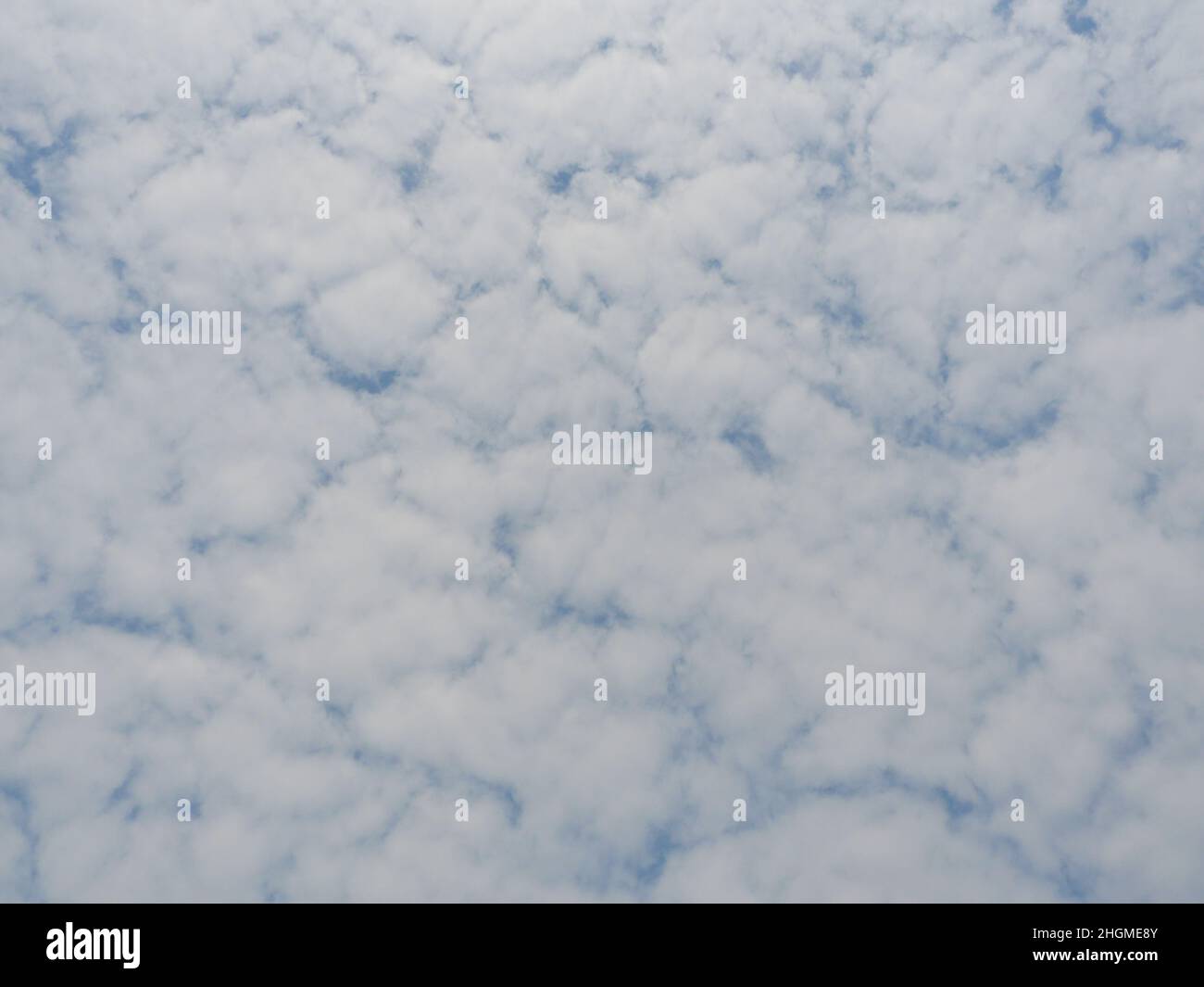 Altocumulus cloud on beautiful blue sky , Fluffy clouds formations at tropical zone Stock Photo ...