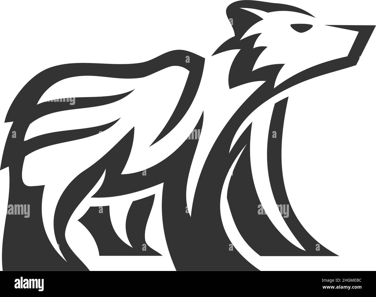 Bear Icon Illustration Brand Identity Stock Vector Image & Art - Alamy