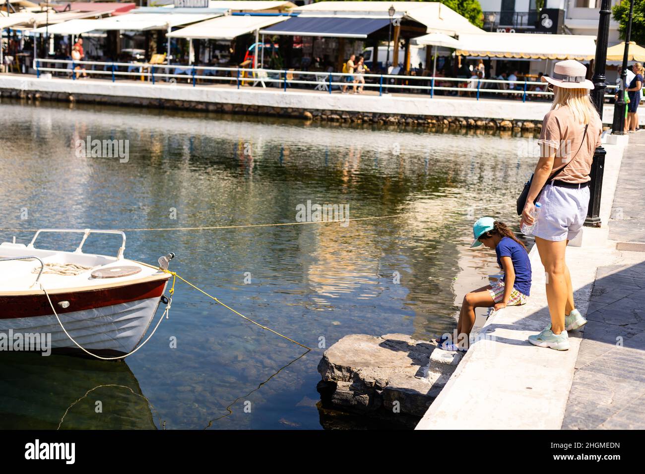 Agios nicolas crete hi-res stock photography and images - Alamy