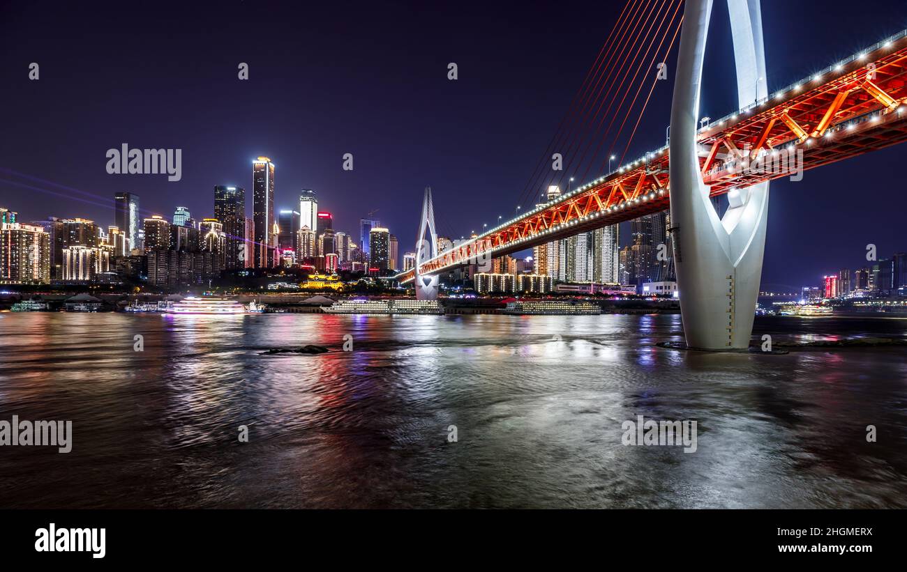 Chongqing bridge buildings hi-res stock photography and images - Alamy