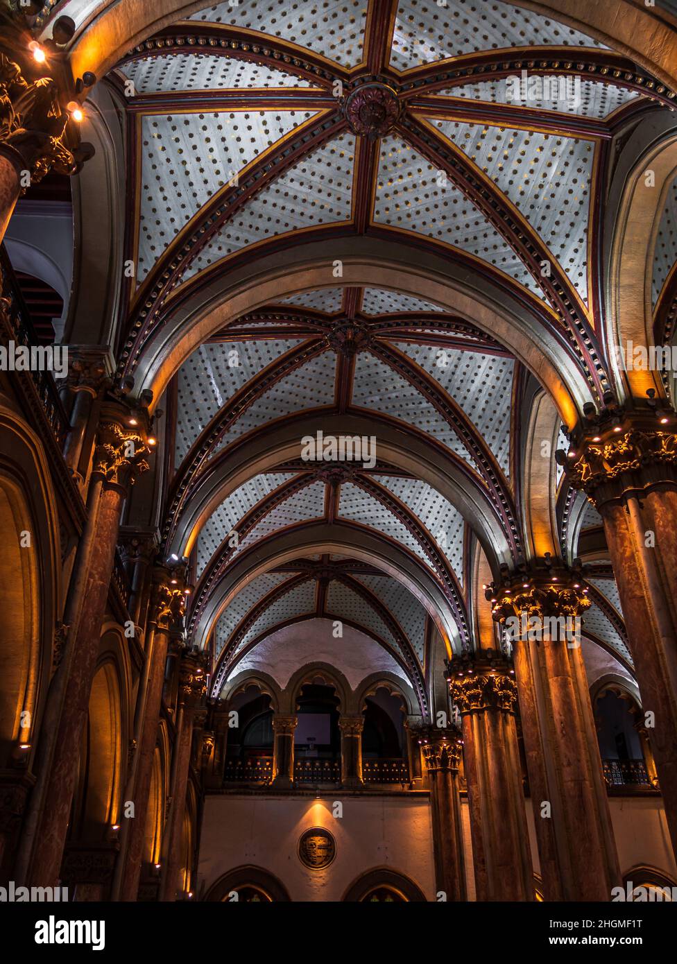 MUMBAI, INDIA - November 26, 2021 : Beautiful victorian roof design of ...