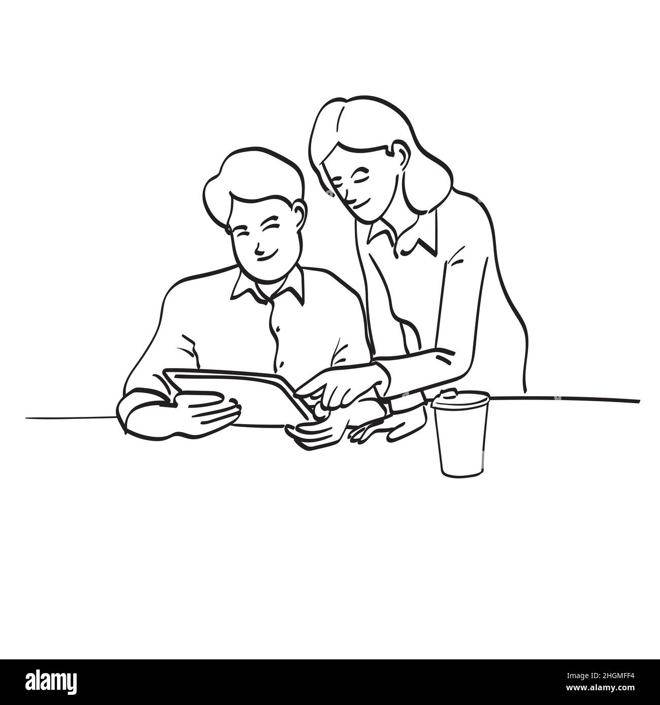 Art project on table Cut Out Stock Images & Pictures - Alamy