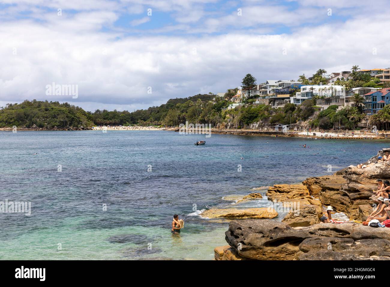 shelly-beach-near-manly-in-sydney-nsw-australia-with-people-swimming