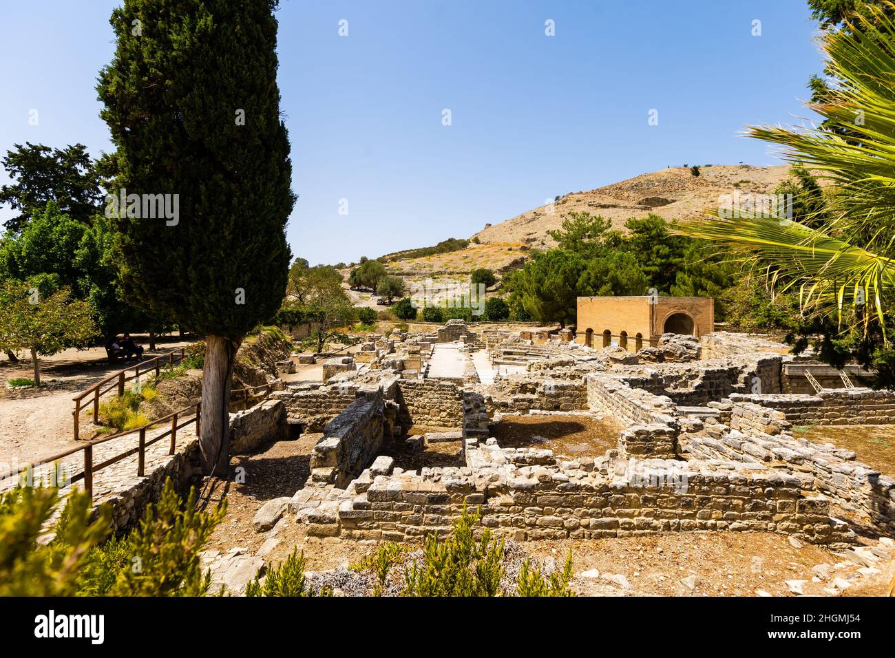 Ruins of the Temple of Apollo at Gortys, Crete Stock Photo - Alamy