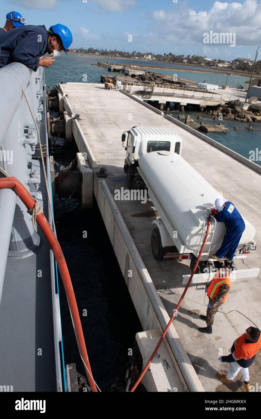 Nukualofa, Tonga. 21st Jan, 2022. (220122) -- WELLINGTON, Jan. 22, 2022 ...